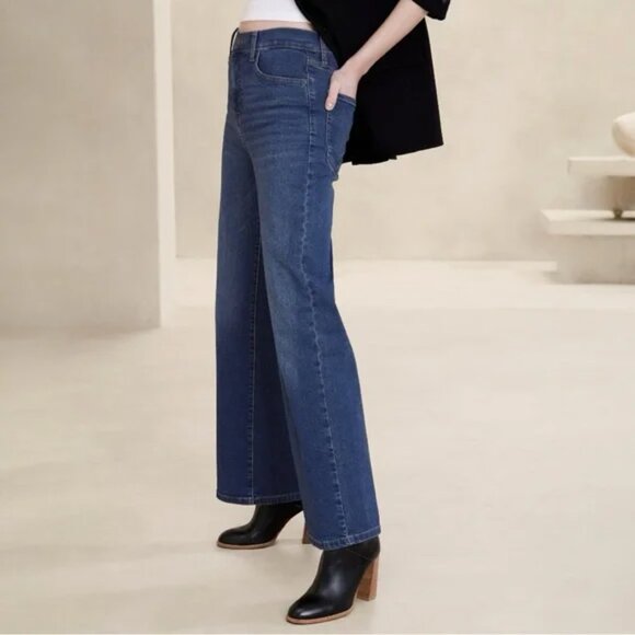 Banana Republic | Jeans | Banana Republic Ultra High Rise Wide Leg ...